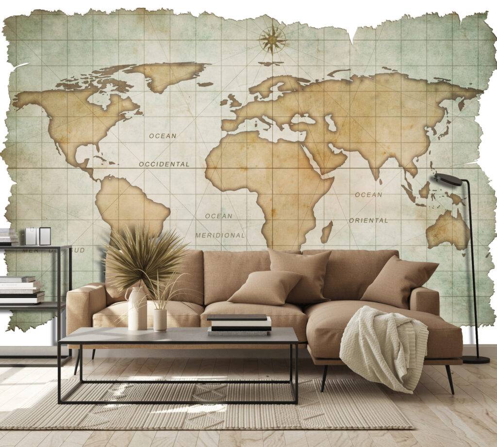 Mapa antiguo – Mil Murales®